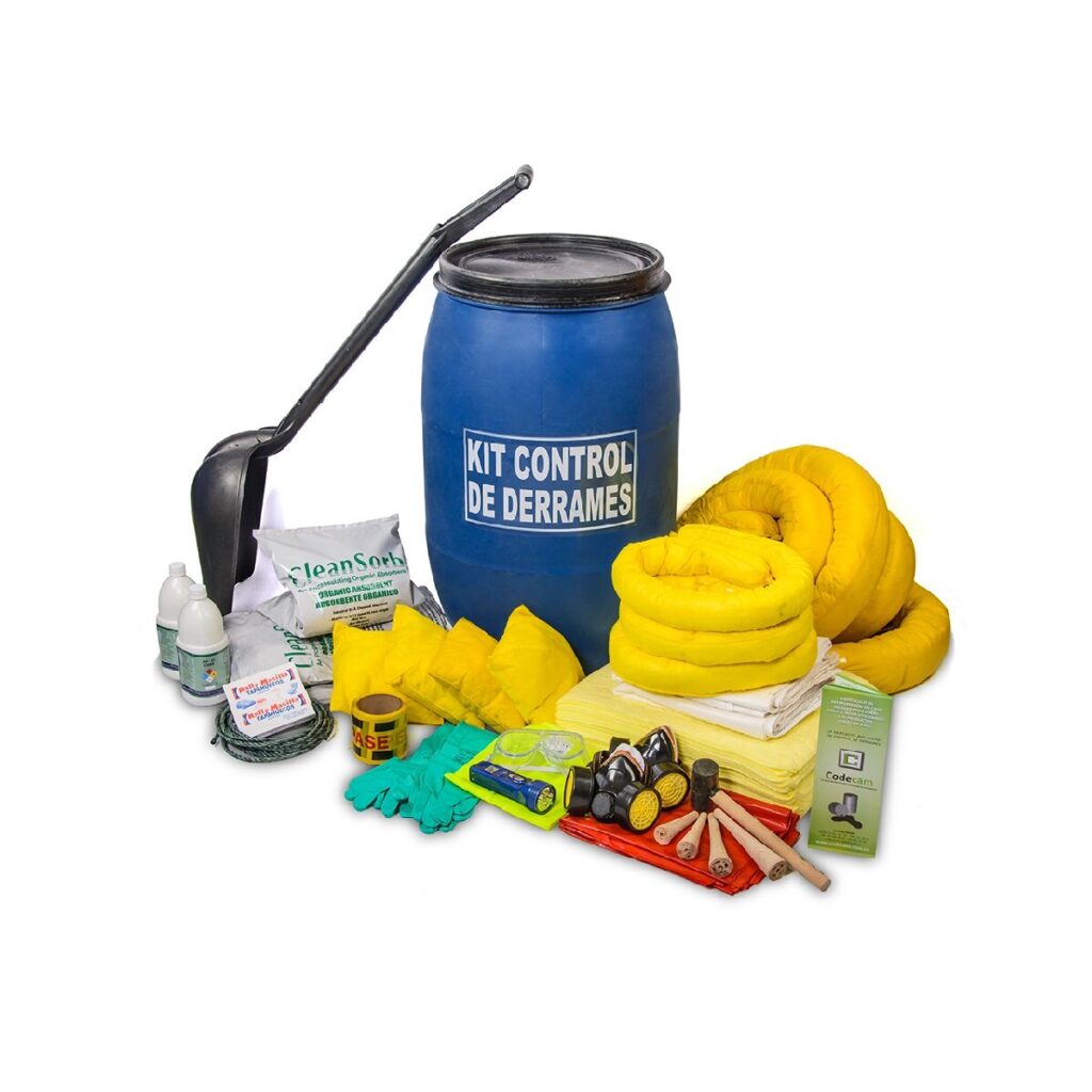 KIT CONTROL DE DERRAMES QUÍMICOS | Passos